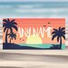 Sunset Personalized Beach Towel, Personalized Beach Towel, Kids Beach ...