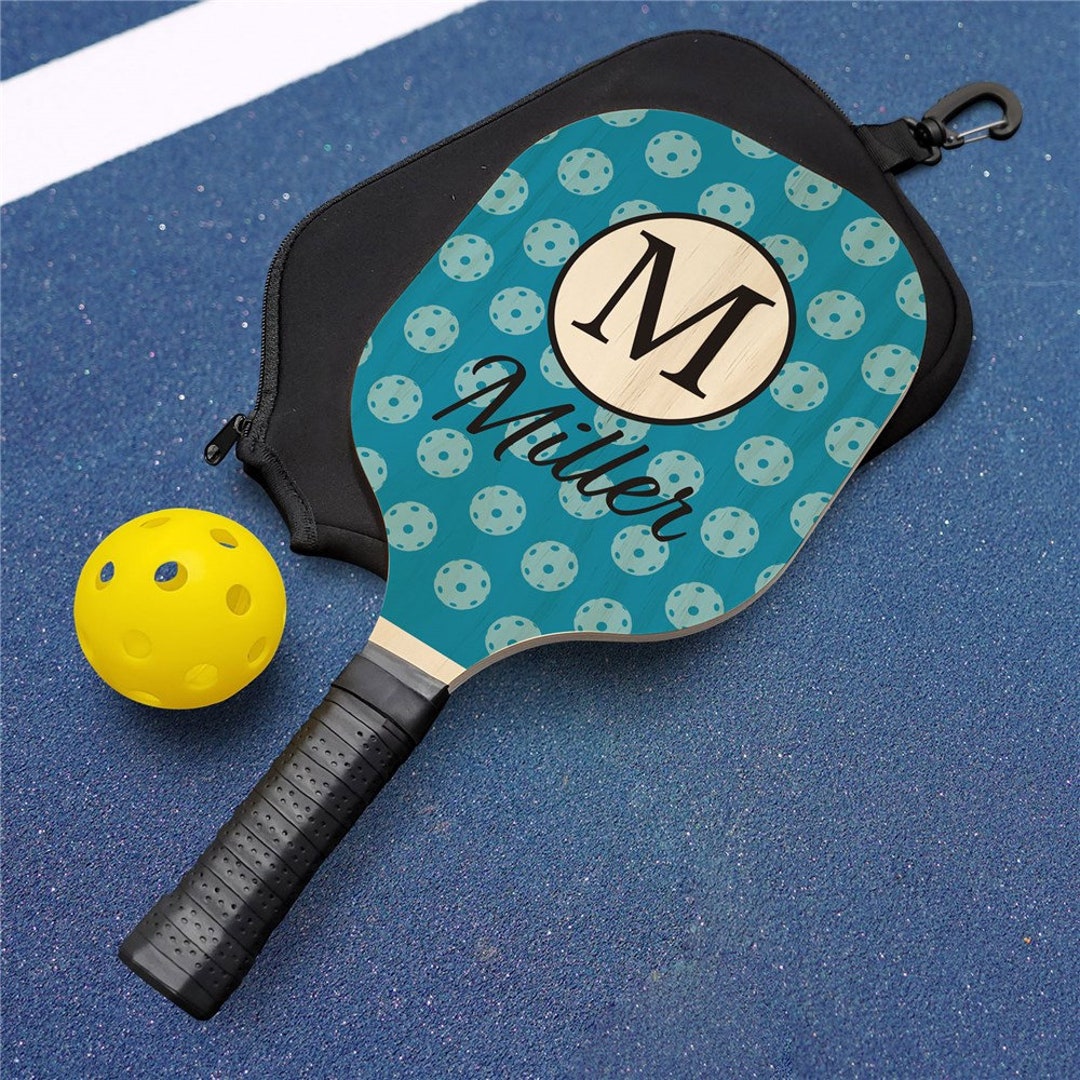 Personalized Initial Pickleball Pattern Paddle, Custom Pickleball ...