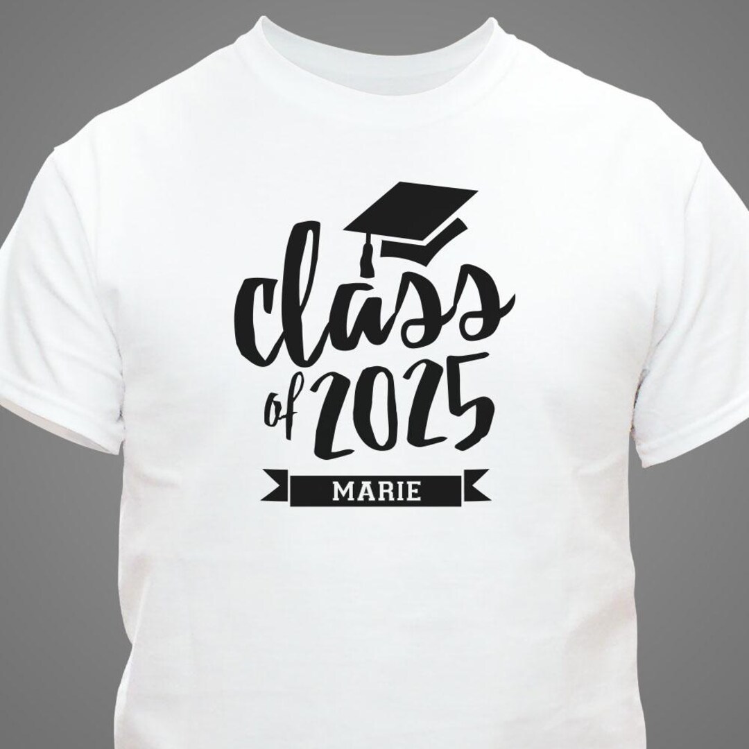 Personalized Graduation Shirt, Graduation 2025 T-shirt, Class of 25 ...