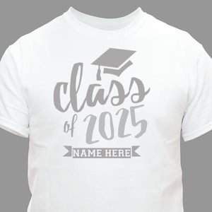 Personalized Graduation Shirt, Graduation 2025 T-shirt, Class of 25 ...