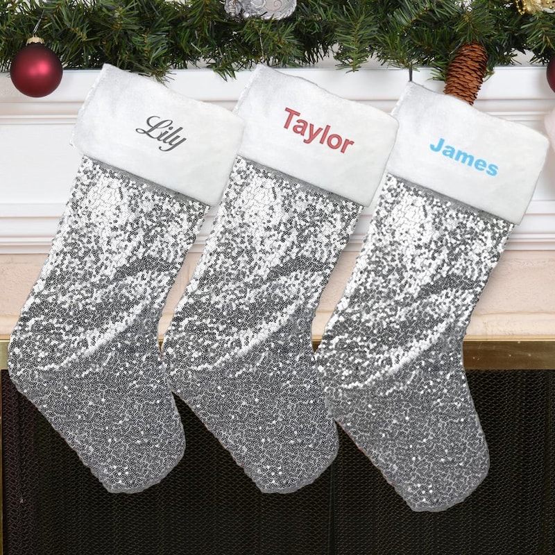 Sequin Stocking - Etsy