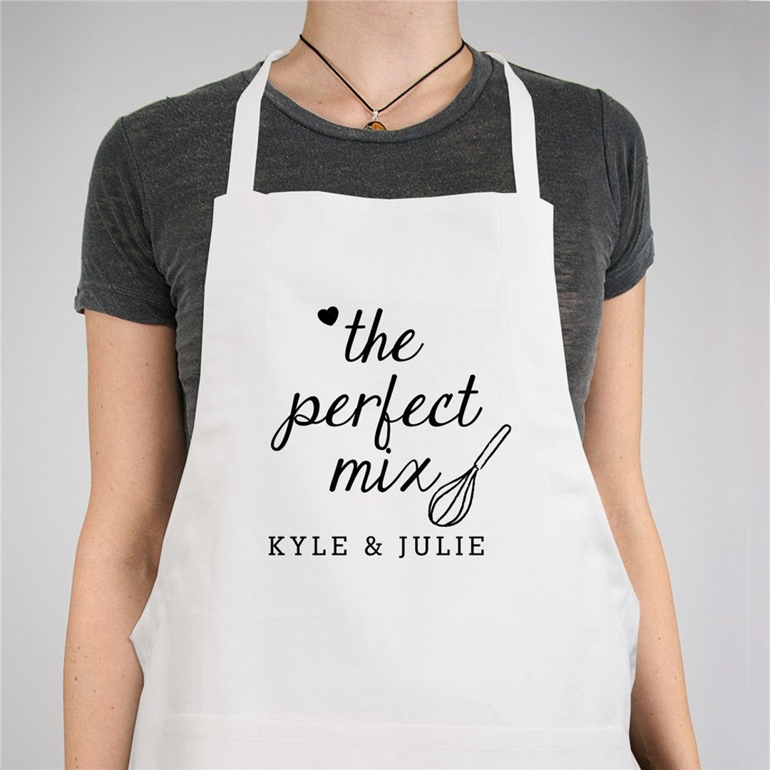 Personalized Perfect Mix Apron, Cute Apron, Gift for Her, Custom Apron ...
