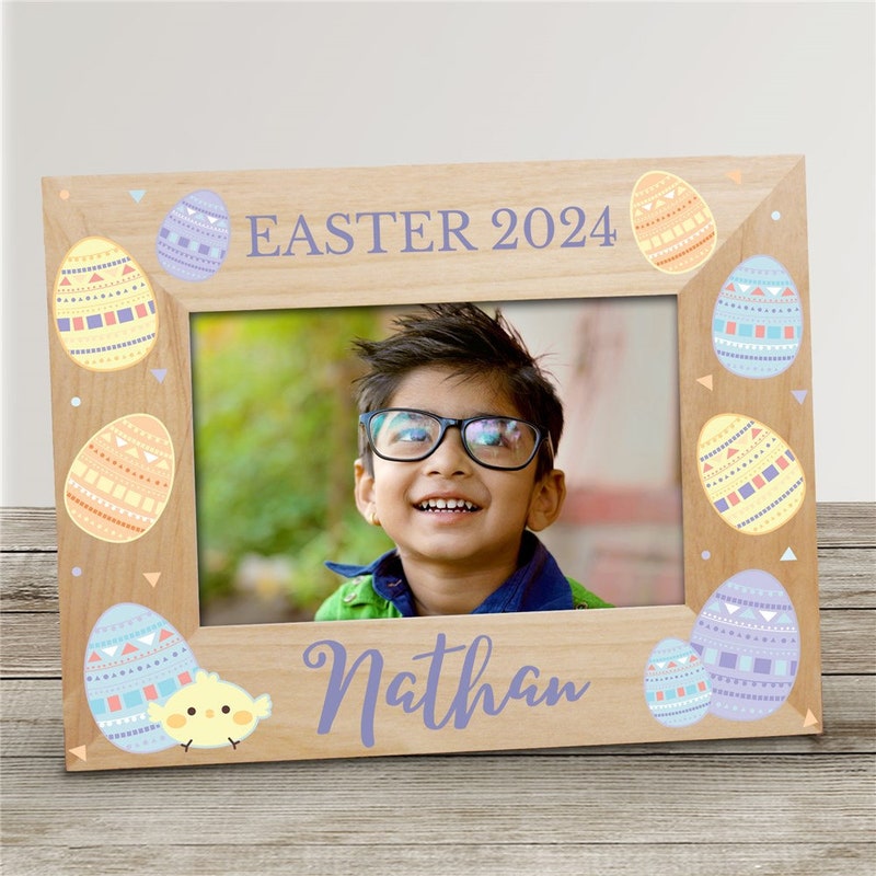 Wooden Easter Bunny Frame - Etsy