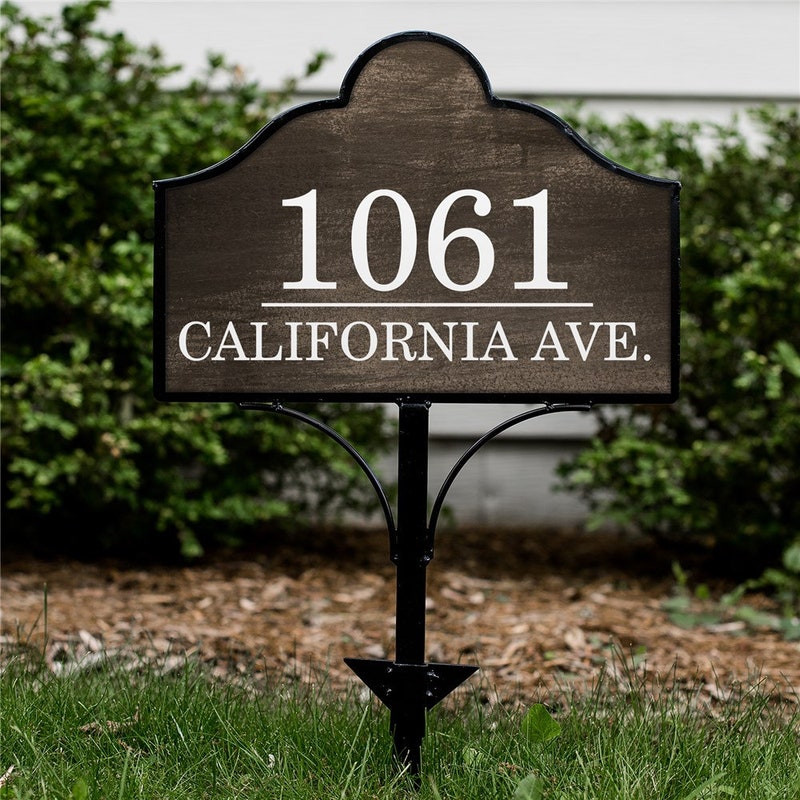 Yard Address Sign - Etsy