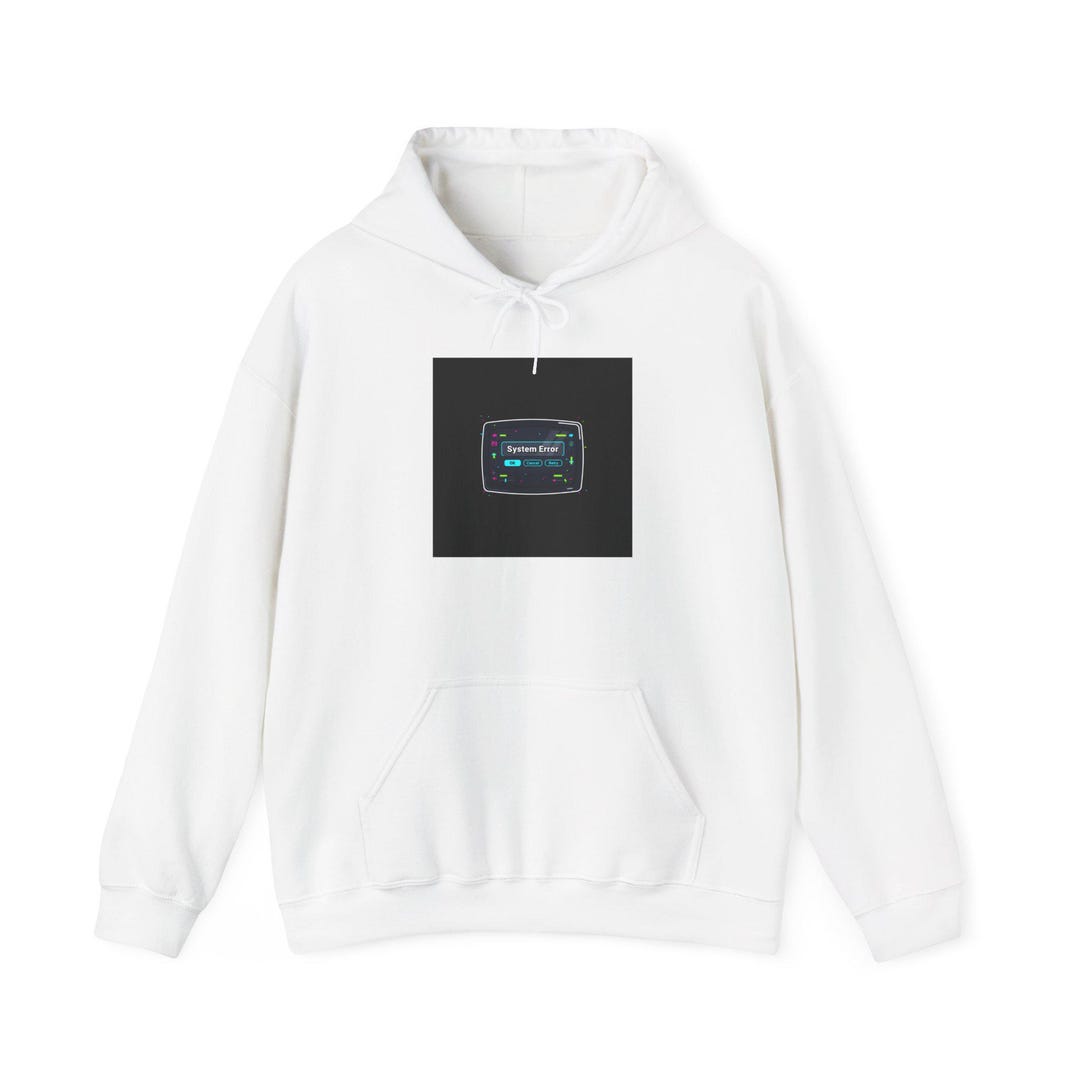 Retro OS Error Hoodie | Fake Popup, System Dialog Meme - Etsy