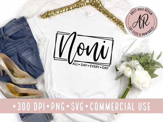 Noni SVG Noni Svgs Noni Shirt Designs Framed Noni SVG | Etsy