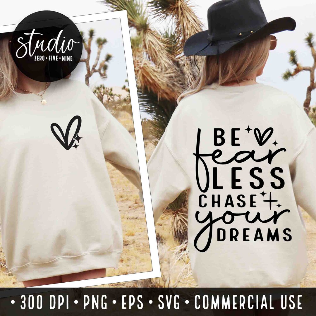 Be Fearless SVG Boho Self Love Svg Motivational Sleeve Shirt Svg Boho ...