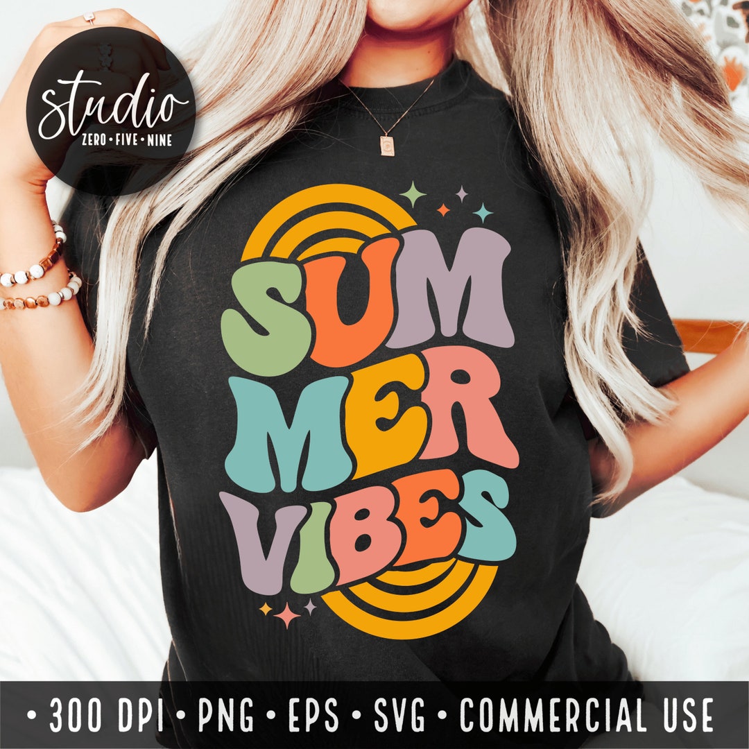 Retro Summer Svg Groovy Summer Vibes Png Summer Svg Beach Svg Groovy ...