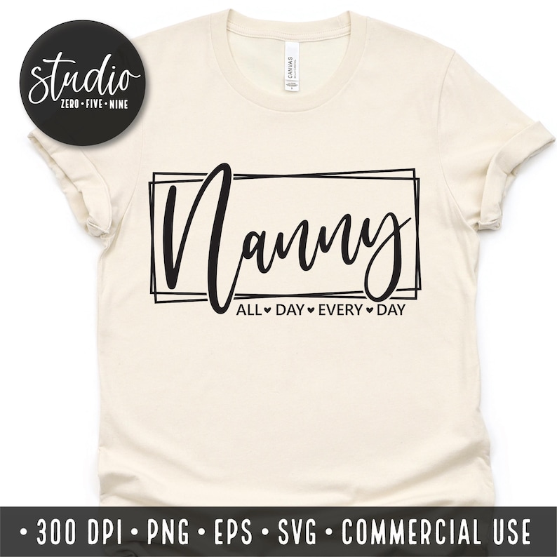 Nanny SVG Cut File Digital Download - Etsy Canada
