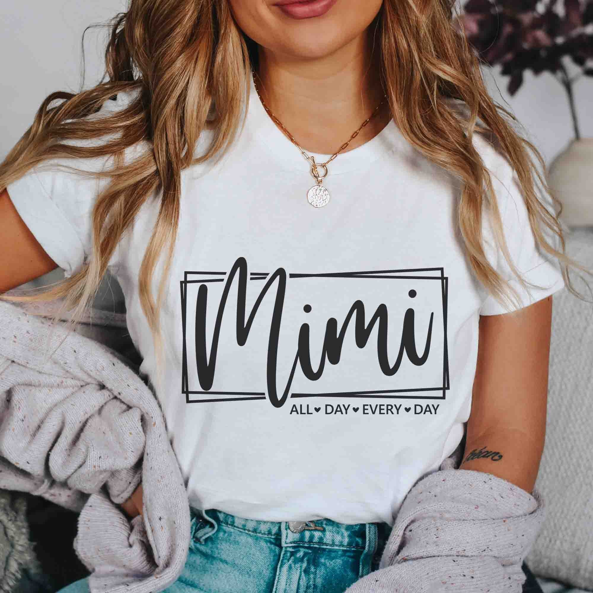 Mimi All Day SVG Design, Grandma Gift, Commercial Use (PNG, SVG) - Etsy