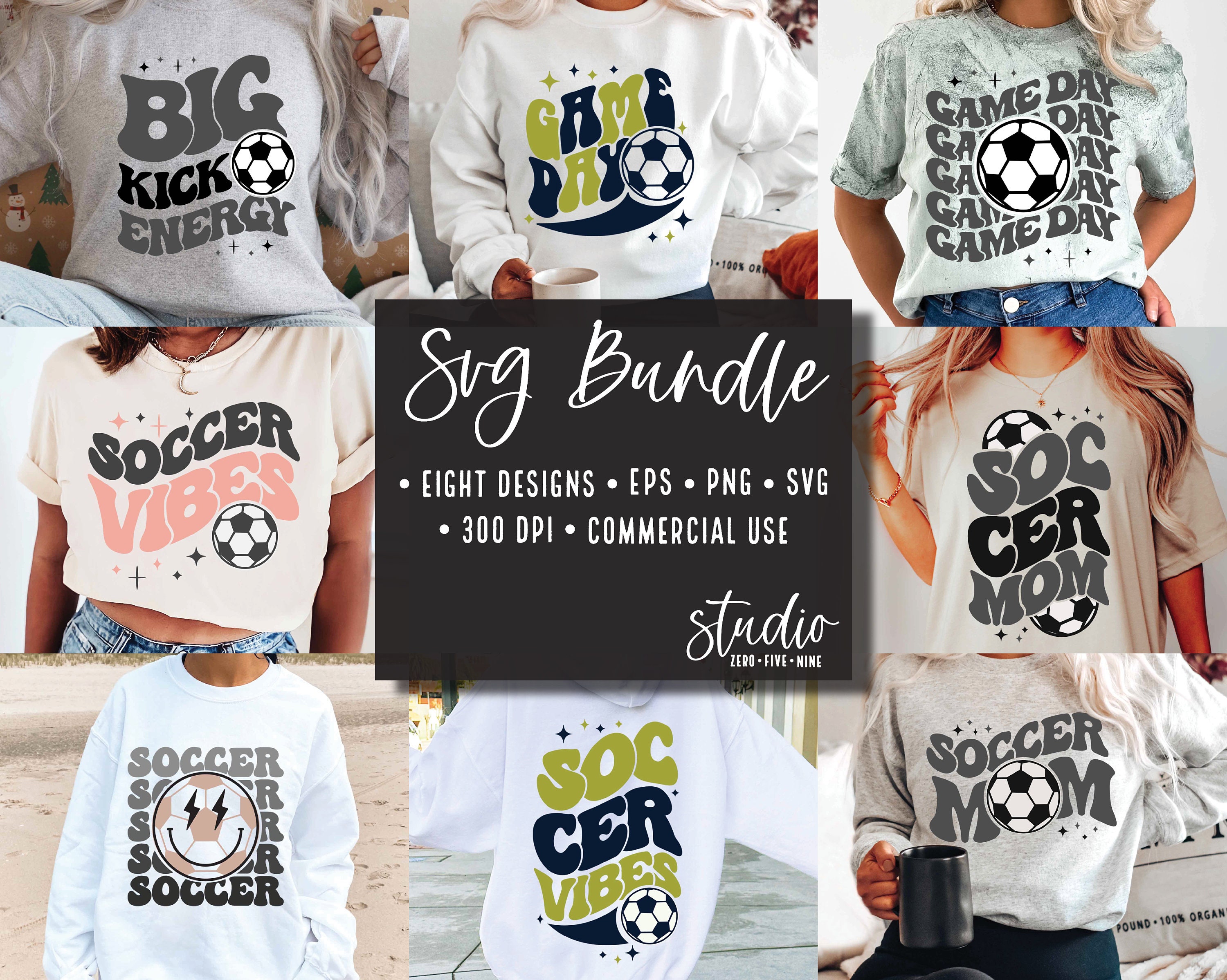Soccer SVG Design Bundle, Soccer Svg's, Soccer Mom Svg's, Futbol Svg's ...
