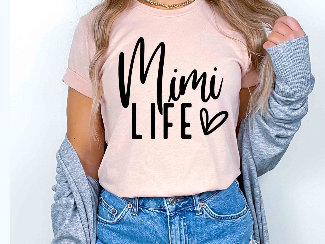 Mimi SVG Mimi Life SVG Svg's for Grandma's - Etsy