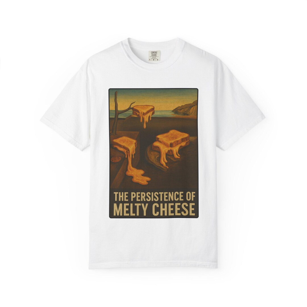 Salvador Dali Melty Cheese T-shirt, Funny Art Tee - Etsy UK