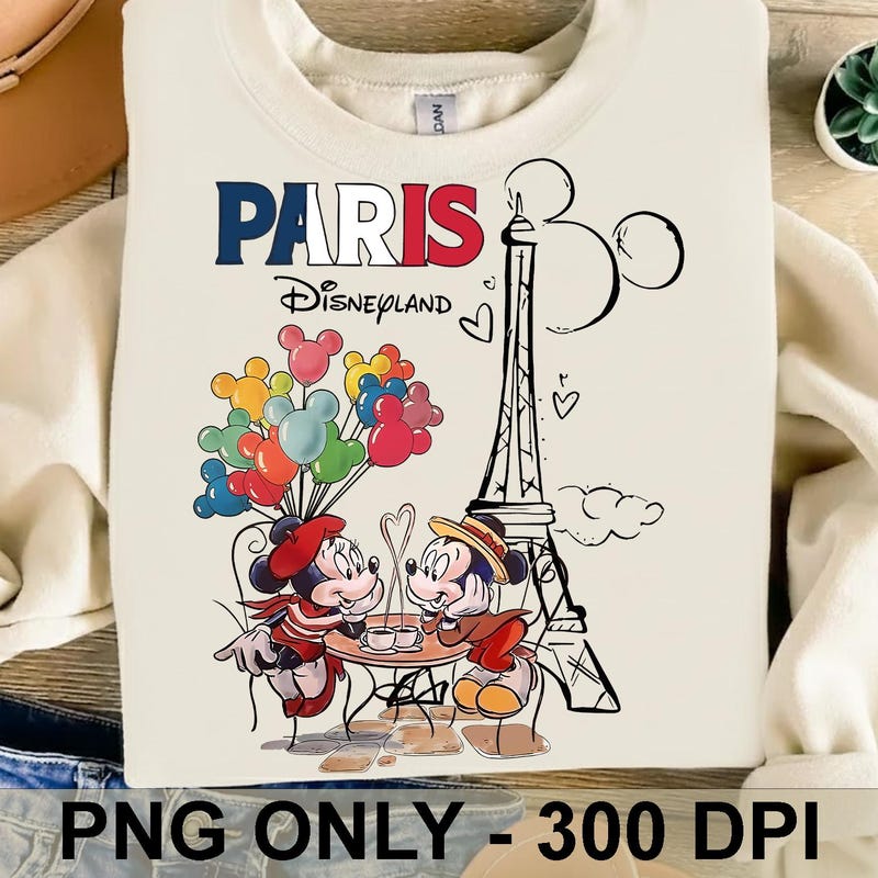 Paris Disneyland Cartoon - Etsy