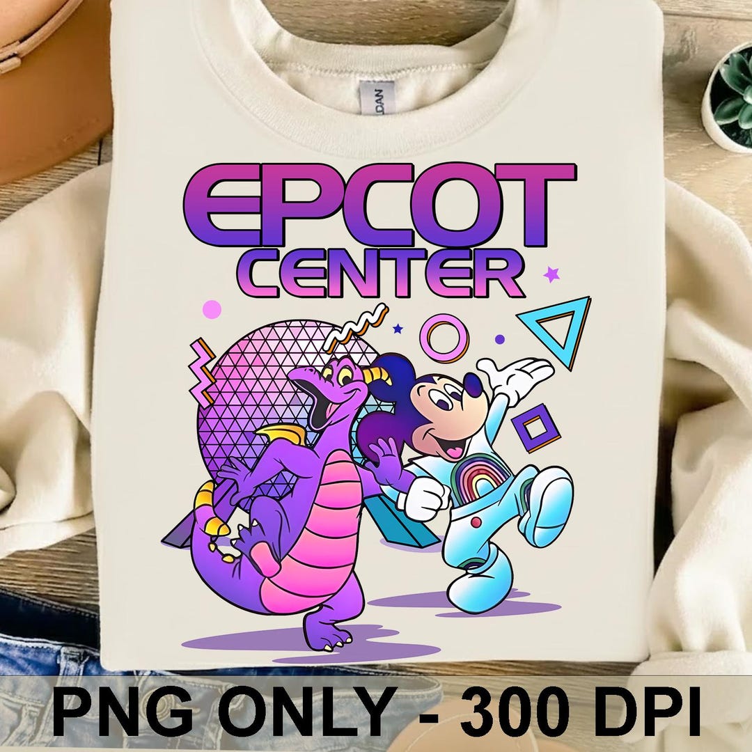 Epcot Center Figment Dragon and Mickey Mouse Png, Figment Png,figment ...
