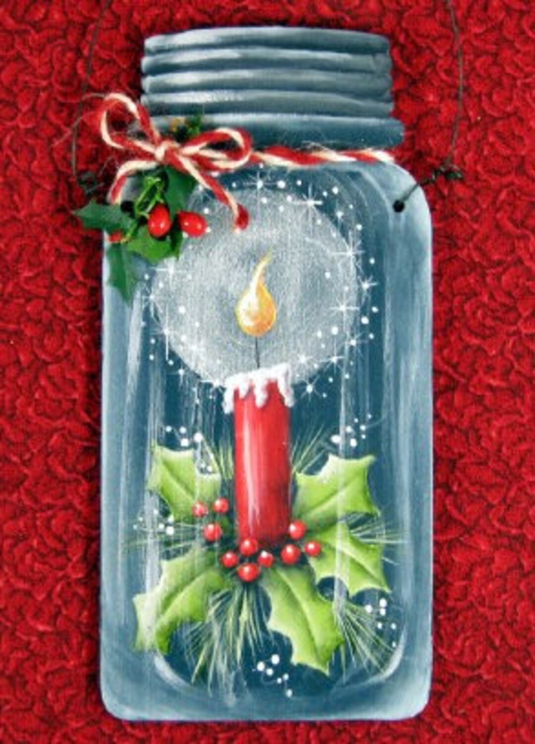 Candle Glow Ornament E-pattern - Etsy