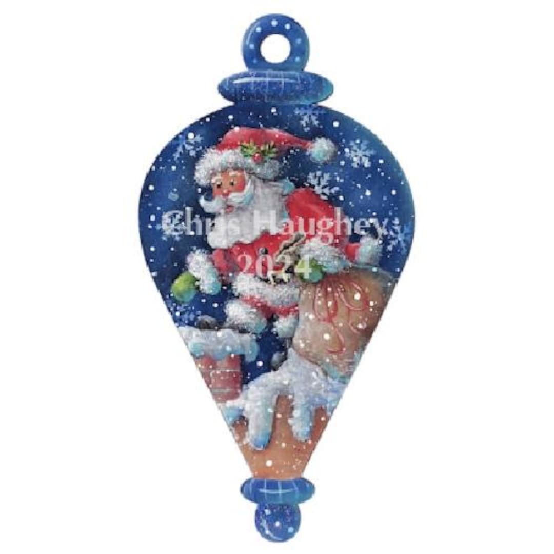 Rooftop Adventure Ornament E-pattern - Designed and Painted by Chris ...