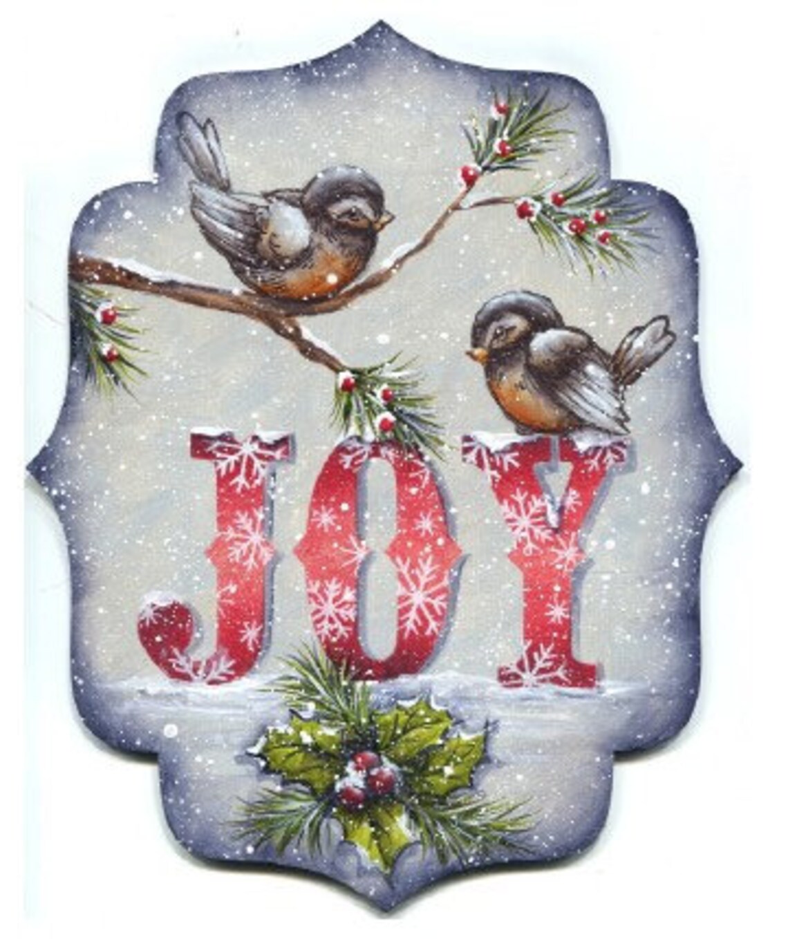Joy Plaque E-pattern by Chris Haughey Designs - Etsy