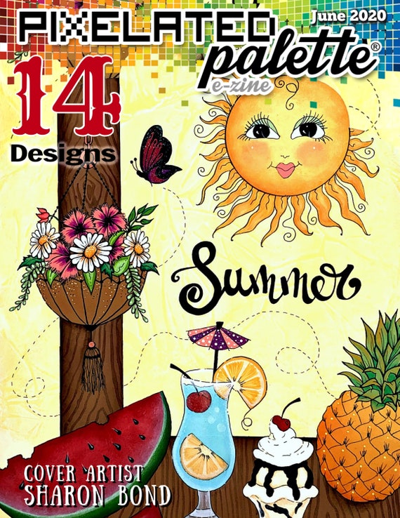 Pixelated Palette Digital Magazine June 2020 | Etsy