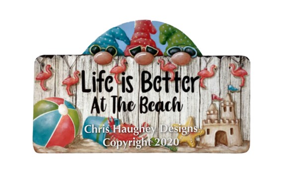 Craft Supplies & Tools Visual Arts Life's A Beach E-Pattern by Chris ...