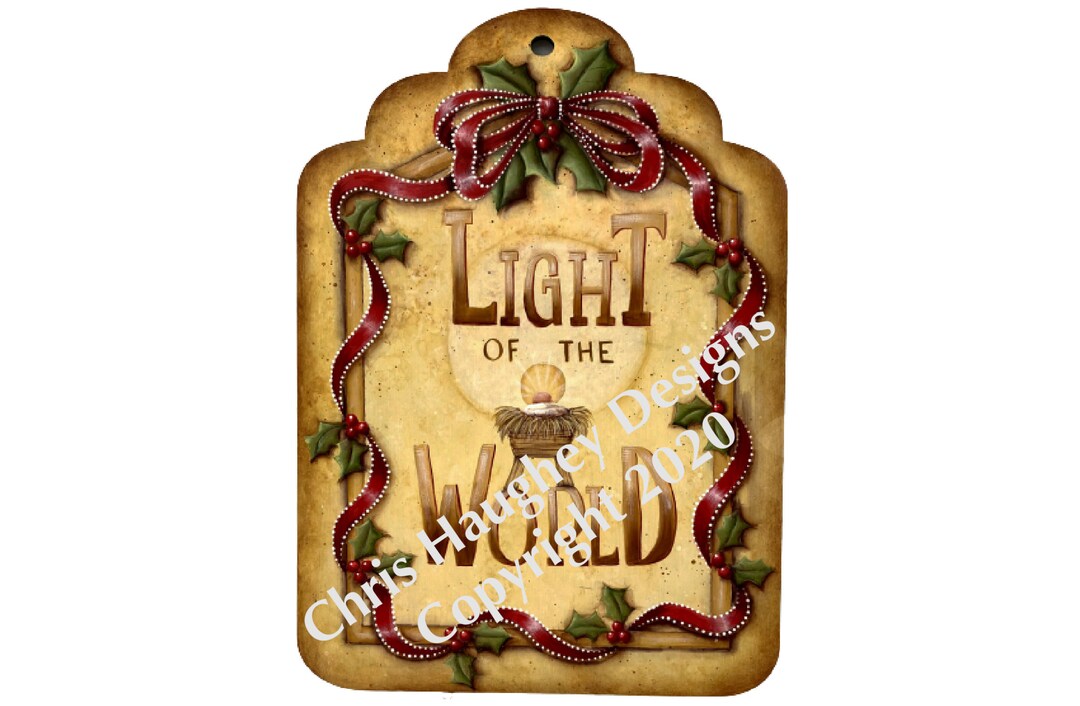 Light of the World E-pattern - Designed and Painted by Chris Haughey - Etsy