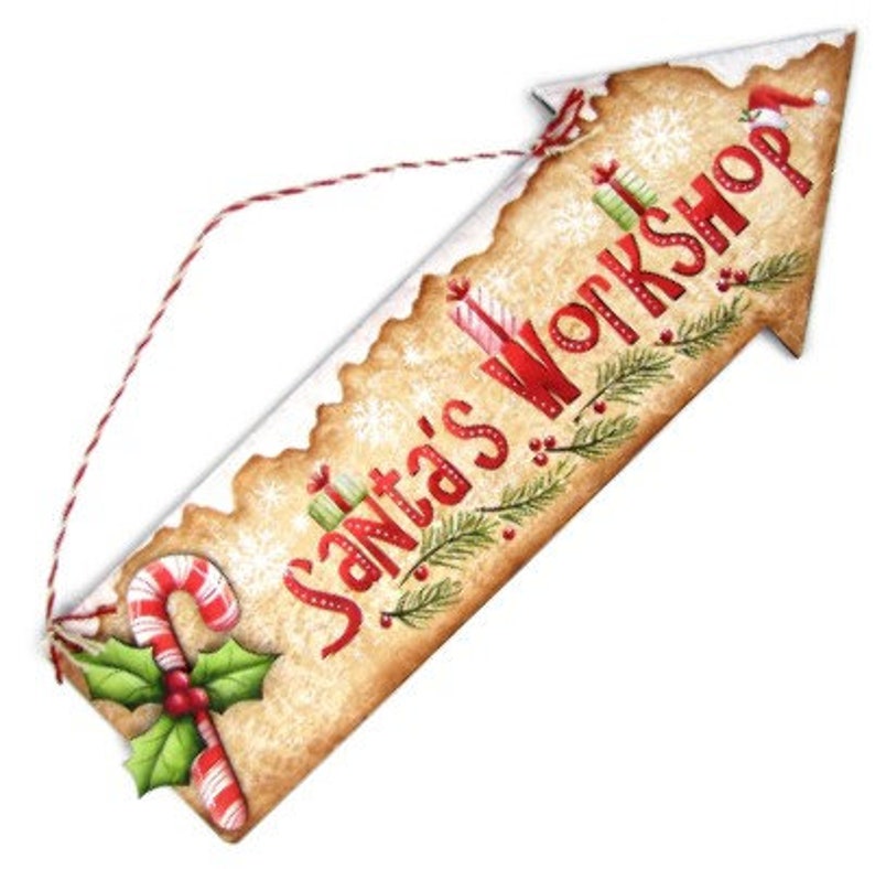 Santa's Workshop Arrow E-pattern - Etsy