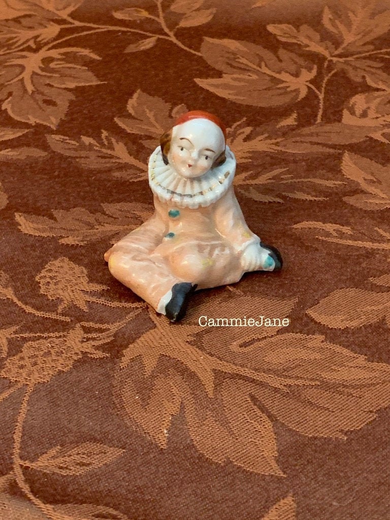 Figurines & Knick Knacks Collectibles Art Deco Vintage Pierrot Figurine ...
