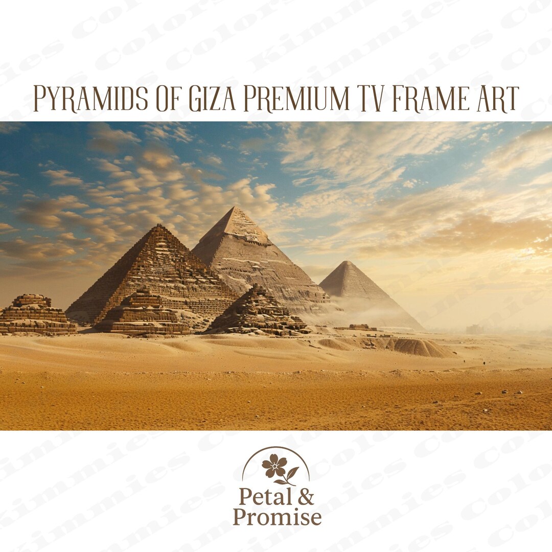 Pyramids of Giza Frame TV Art Bundle, 4K Digital Download, Samsung ...