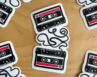 Retro Cassette Tape Sticker 3 - Etsy