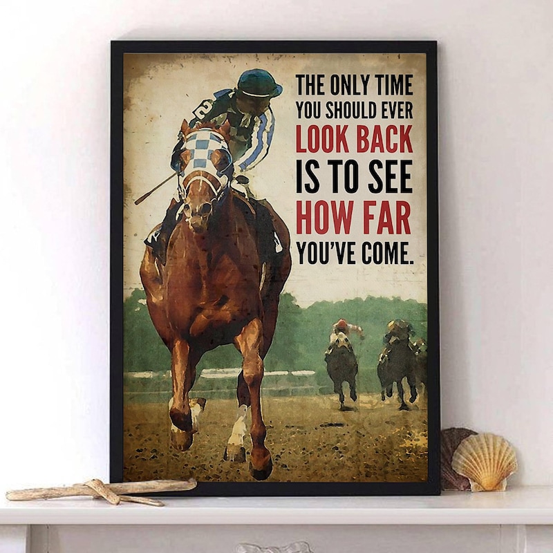 Motivational Horse Poster - Etsy