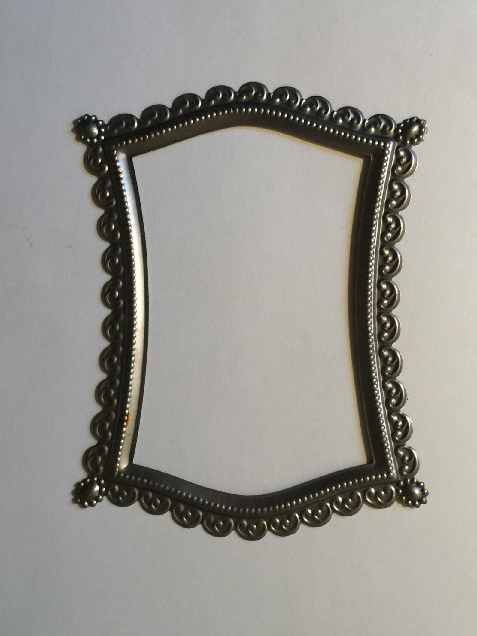 Ruffle Steel Frame Rectangle | Etsy