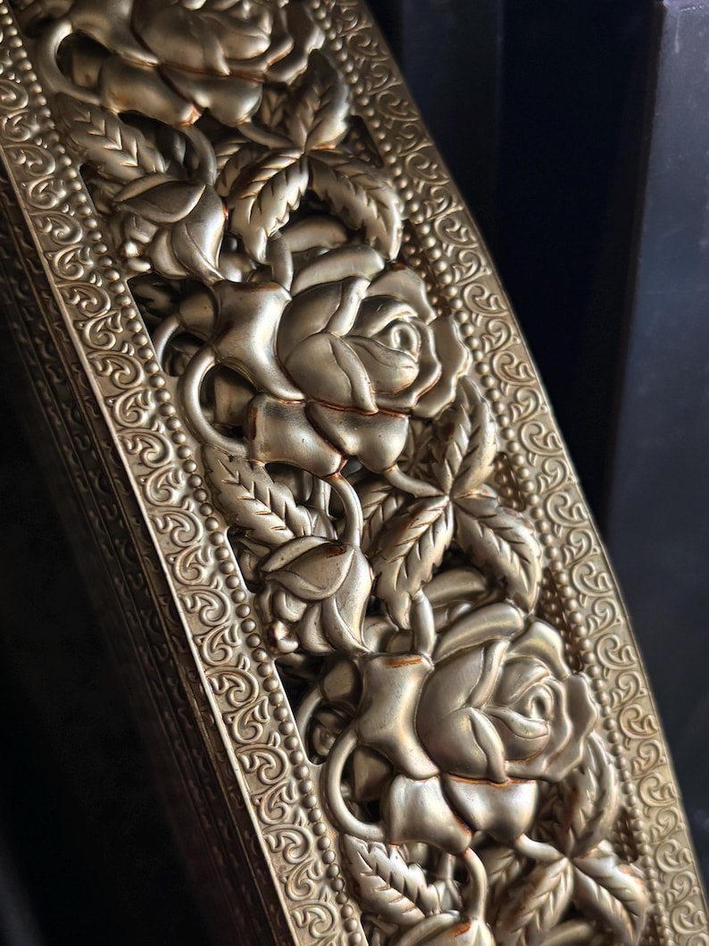 RESERVED Embossed Rose Gallery Banding (20 Feet) - Etsy