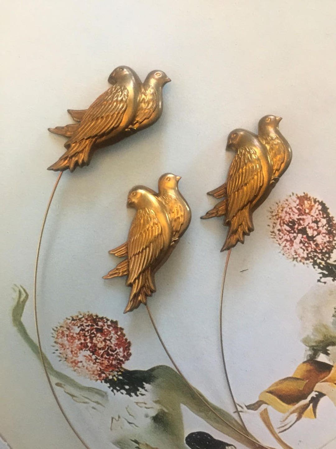 Rare Love Birds on a Wire (2 Pc) - Etsy