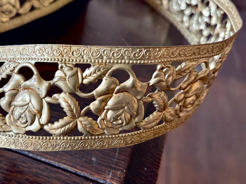 RARE Embossed Rose Gallery Banding (1 Foot) - Etsy