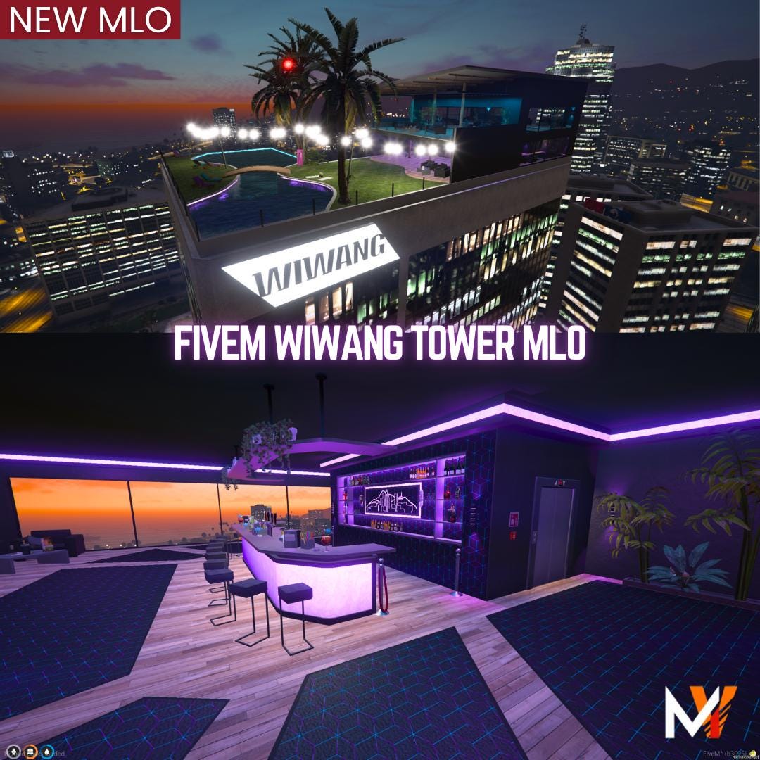 Fivem Wiwang Tower Mlo: Luxurious Bar - Etsy UK