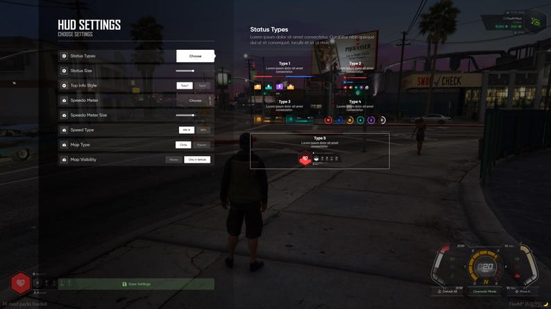 Fivem Advanced HUD V4 Qbcore: Optimized Roleplay Hud - Etsy