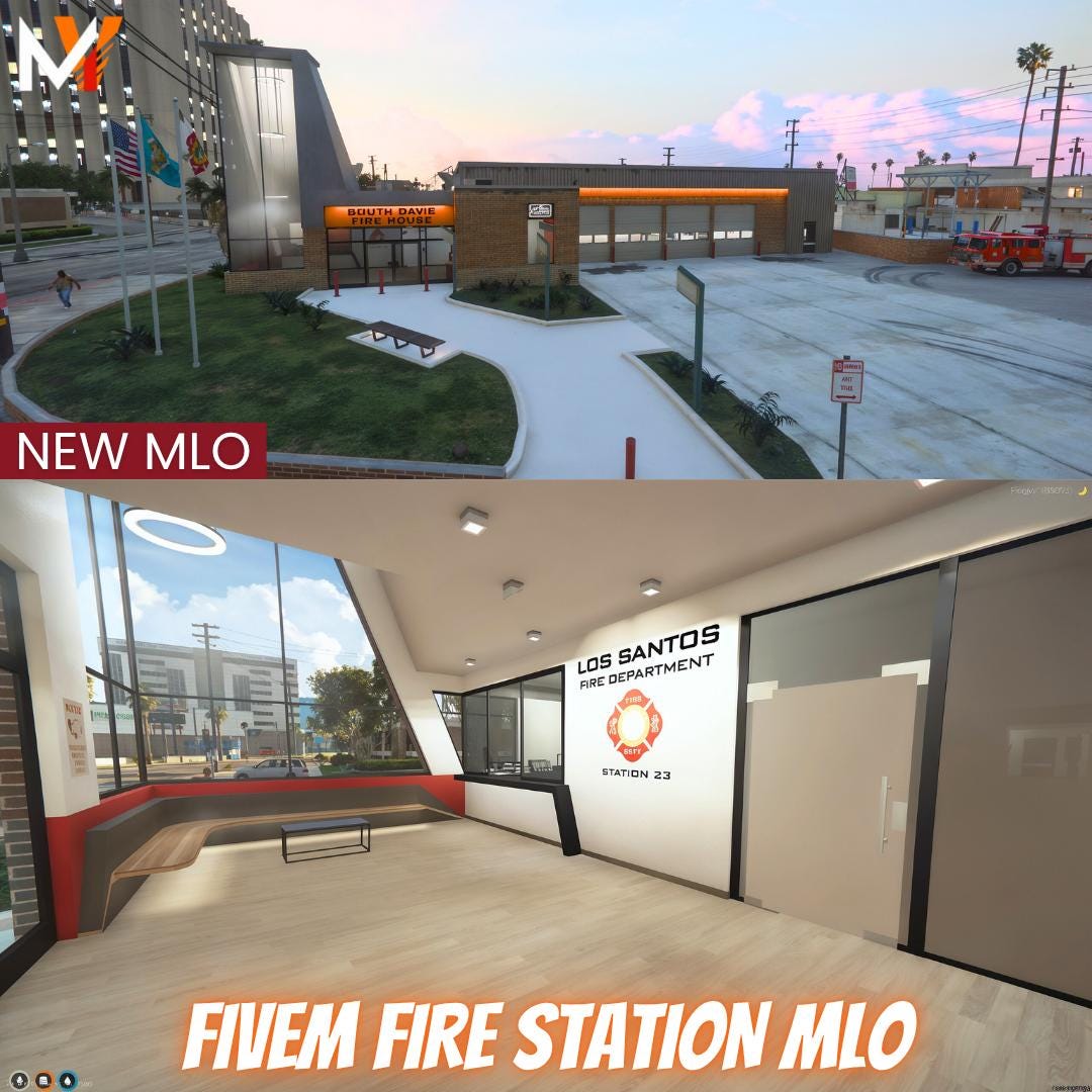 Fivem Davis Fire Station Mlo : nouvel intérieur, modules Fivem - Etsy ...