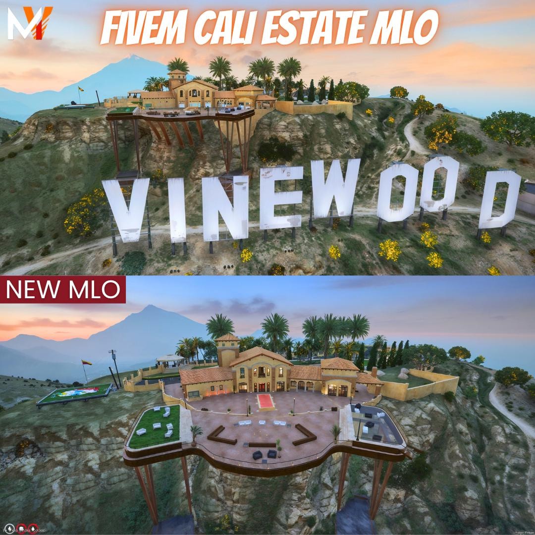 Fivem Cali Estate Vinewood Mansion Mlo: - Etsy