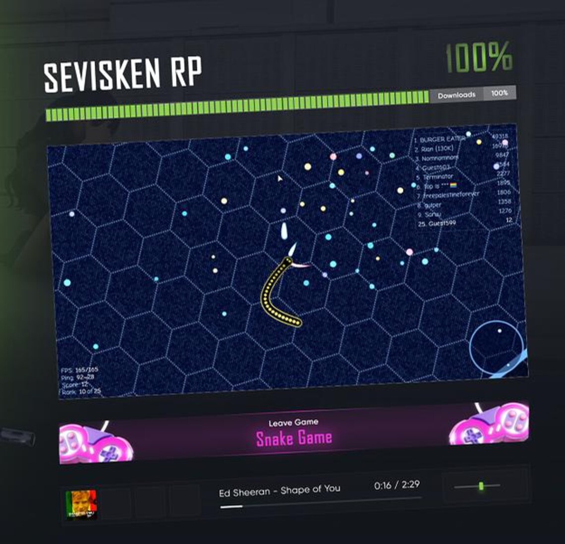 Fivem Qbcore Loading Screen V2: Snake Game - Etsy