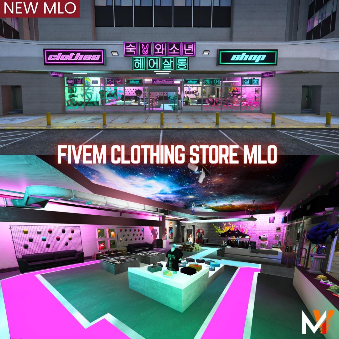 Fivem Clothing Store Mlo: Custom Interior - Etsy Australia