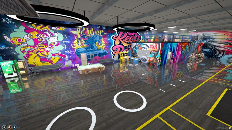 Fivem Mechanic Shop Mlo: Graffiti Mechanic - Etsy