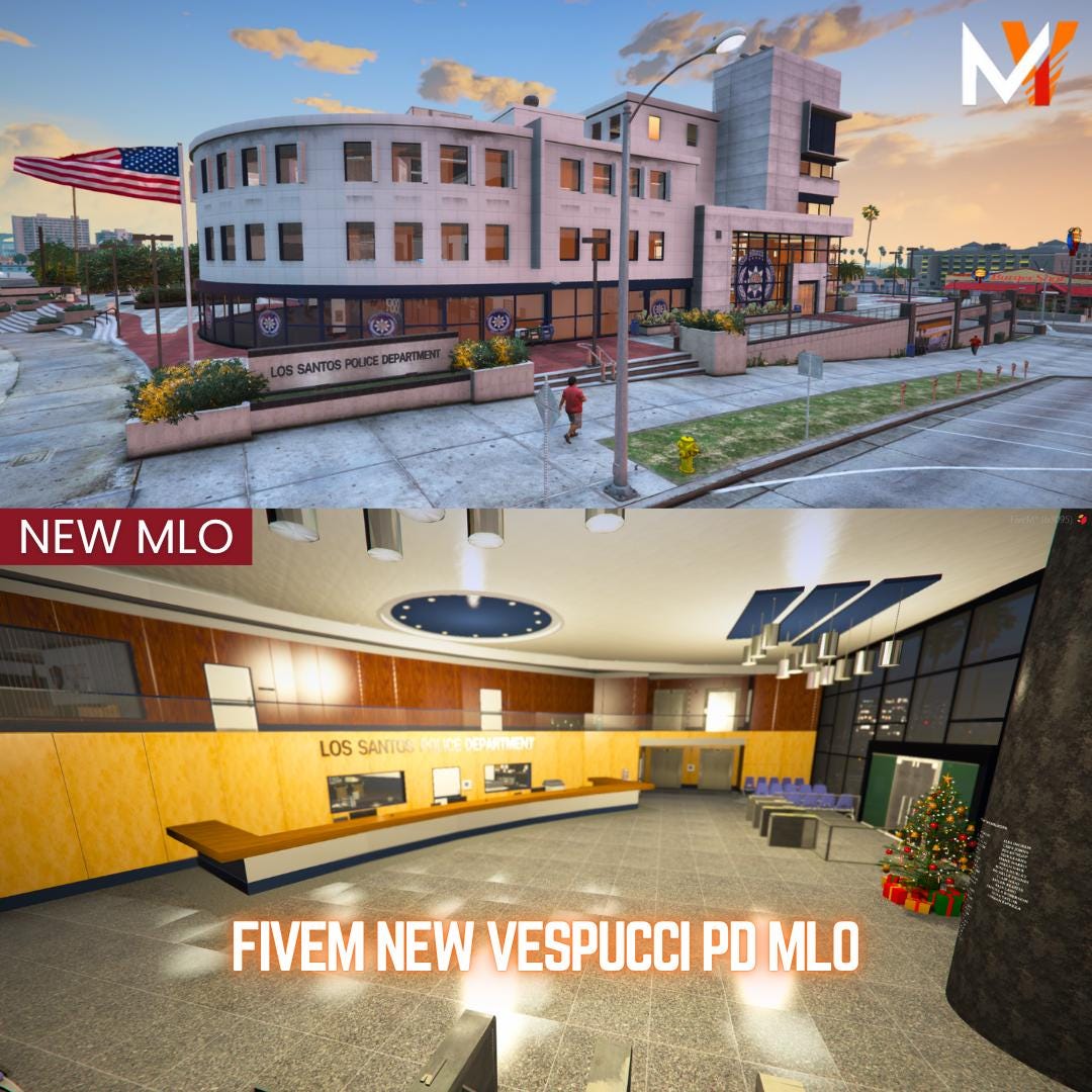 Fivem New Vespucci Pd Mlo V2: Optimized Roleplay Map - Etsy UK