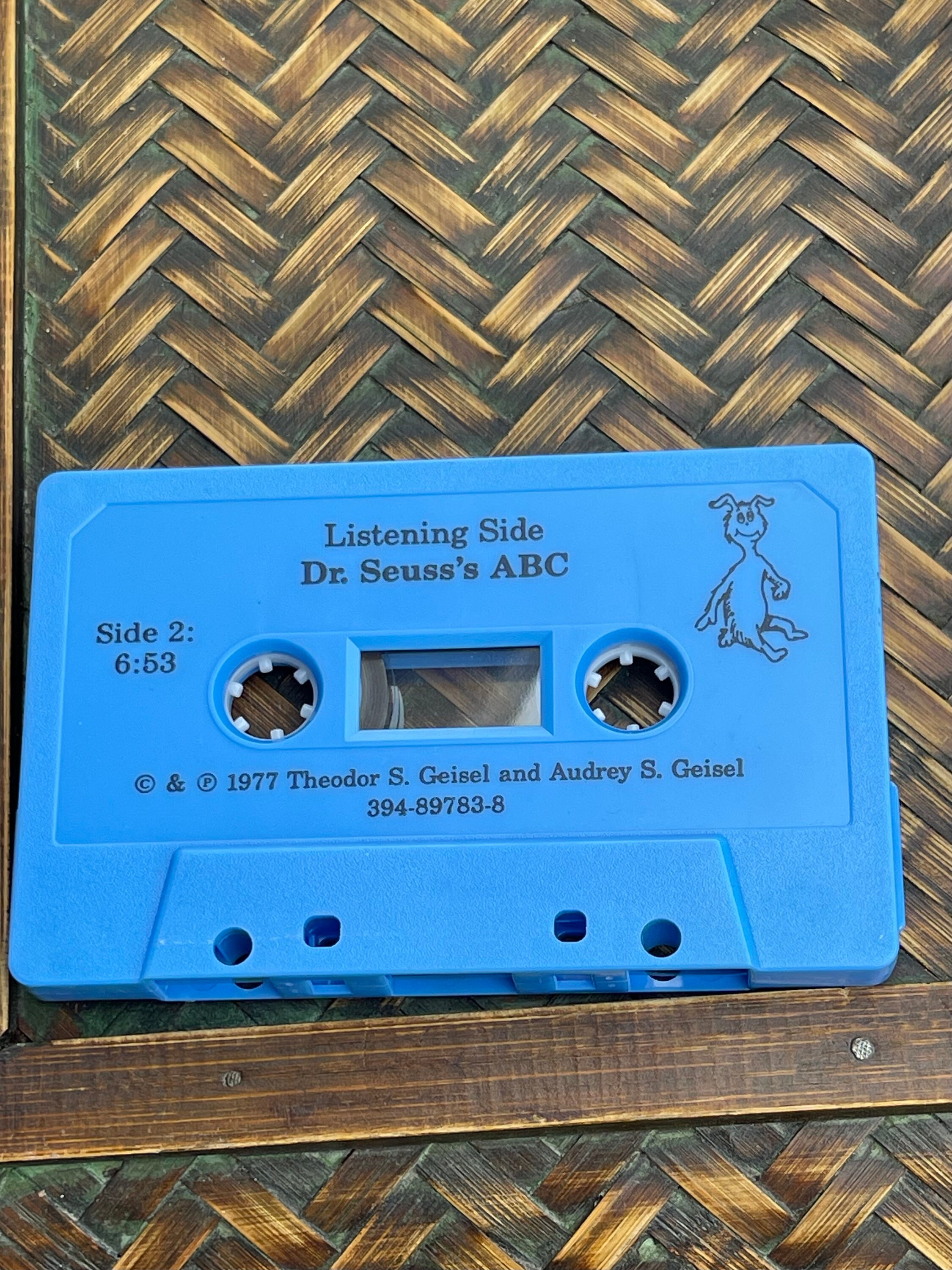 Vintage 1977 Random House Dr Seuss ABC Cassette Tape Audiobook - Etsy