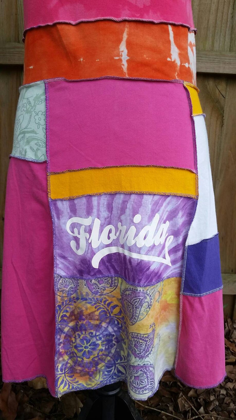 Upcycled Tank Top T Shirt Dress Size Sm/med - Etsy