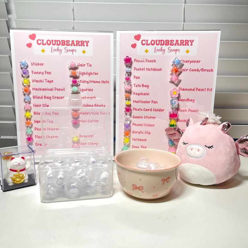 Cloudbearry Mystery Gachapon Draw | Cute Stationery, Accessories and ...