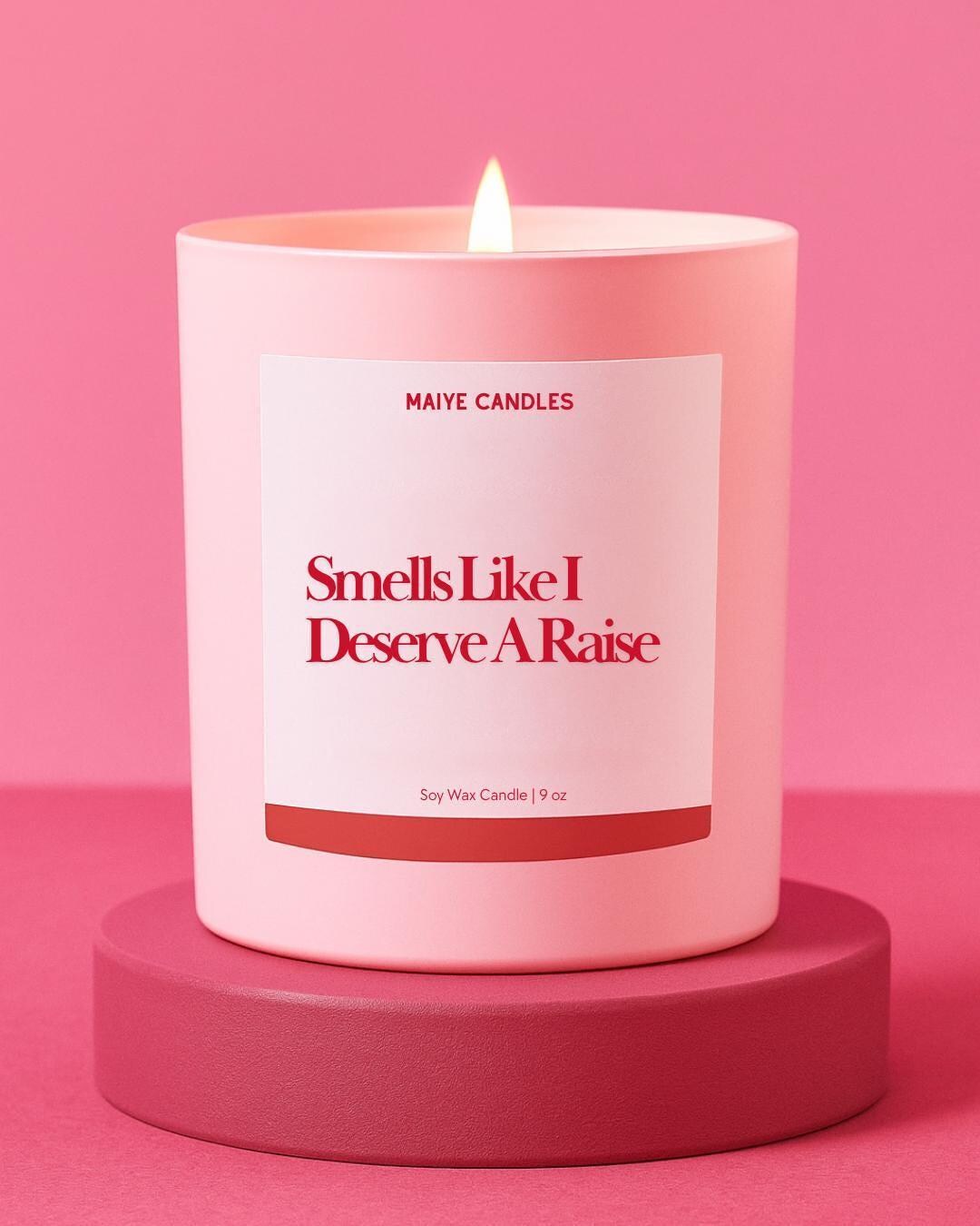 Funny Raise Gift for Promotion Gift Candle for Her Personalized Gift ...