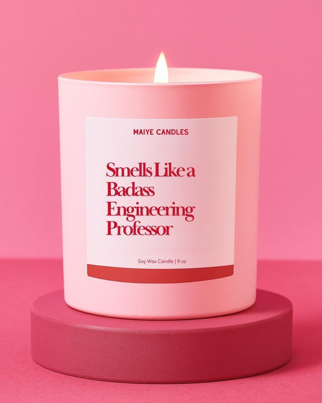 Engineering Professor Gift Badass Engineer Custom Candle for ...