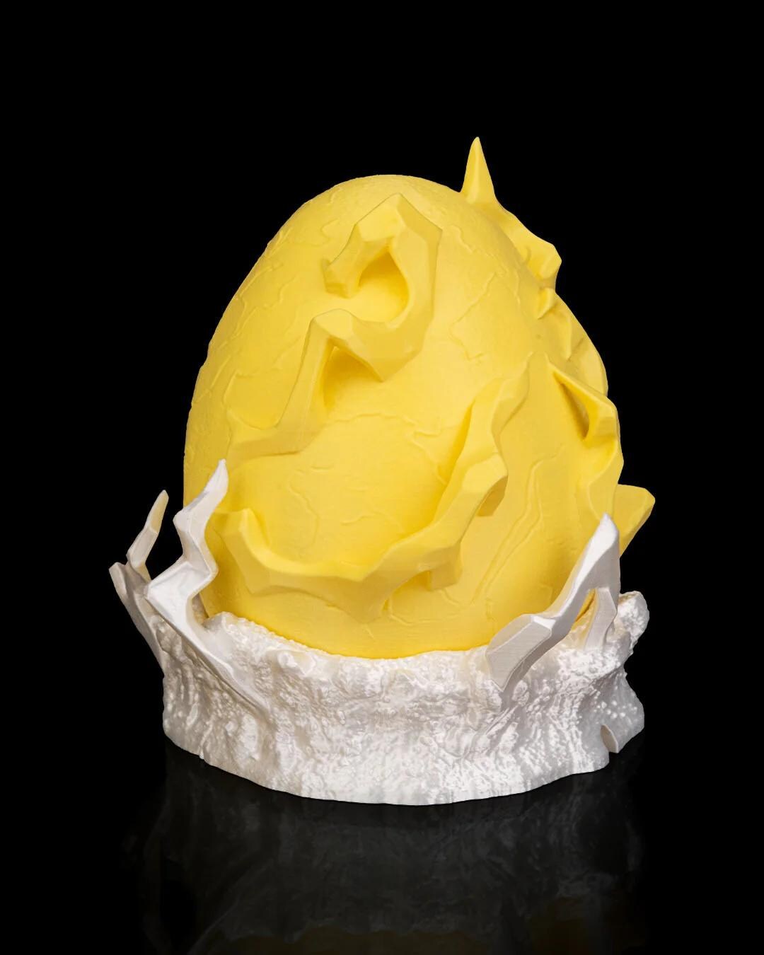 Thunder Bringer™ Storm Egg Display - Lightning Dragon Egg Figurine - Etsy