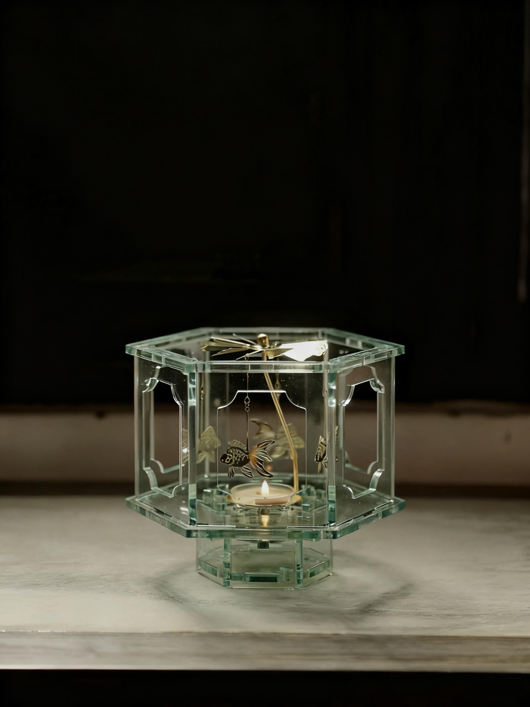 DIY Spinning Candle Holder & Light Decor WITH 8 CANDLES! - Etsy
