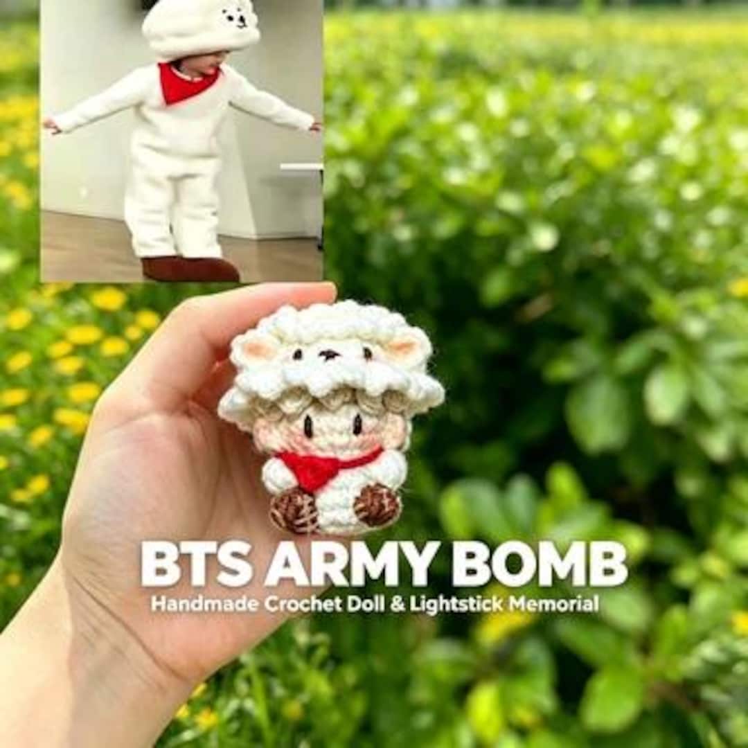 BTS ARMY Bomb Crochet Pattern | Amigurumi Lightstick Pdf Tutorial ...